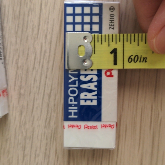 Pentel | Office | Pentel Hipolymer Eraser 5 Individually Packed Erasers ...
